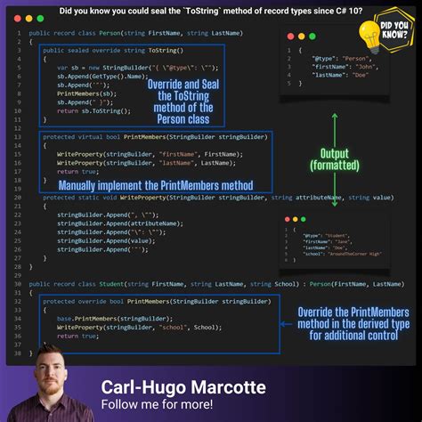 Carl Hugo Marcotte On Linkedin Csharp Dotnet Programmingtips