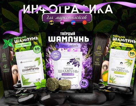 Инфографика | Дизайн карточки шампунь для Wildberries :: Behance