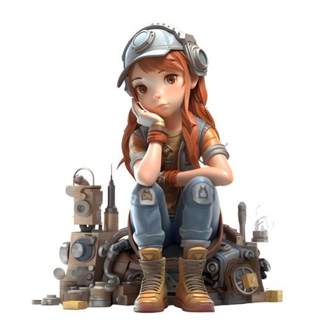 Friendly And Personable 3d Engineer Women Approachable And Supportive