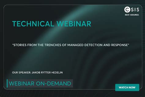 Csis Security Group A S On Linkedin If You Missed The Live Webinar You Can Still Benefit From