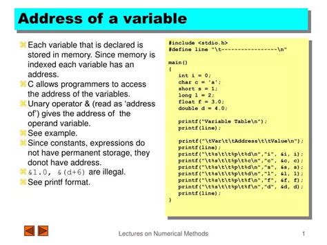 Ppt Understanding Variable Handling In C Programming Powerpoint