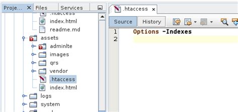 Membatasi Akses Folder Assets Atau Public Folder Di Halaman Website
