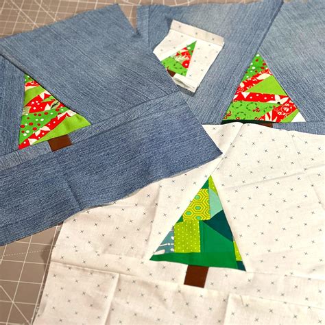 Christmas Tree Quilt Block Pattern My Little Christmas Tree Quilt