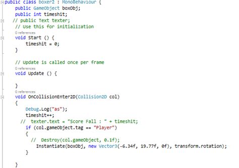 C Object Did Not Collide With Border Stack Overflow