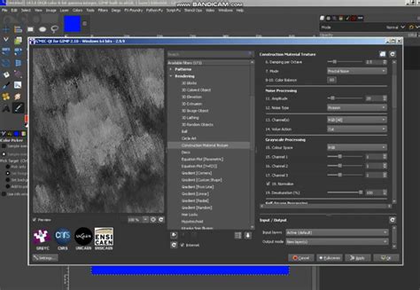 How To Make Gmic Qt Rendering Construction Material Texture Gimp Turkey Diagramjamal Free