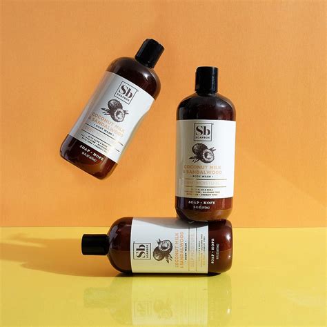 Soapbox Coconut Milk And Sandalwood Body Wash 16 Oz Luxurious