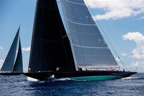 New J Class Topaz Racing In St Barths With The J Class Fleet More