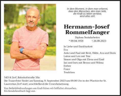 Traueranzeigen Volksfreund Trauer De
