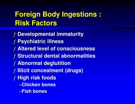 Ppt Aspirated And Ingested Foreign Bodies Powerpoint Presentation