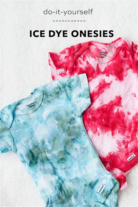 Gender Reveal Ice Dye DIY Something Turquoise