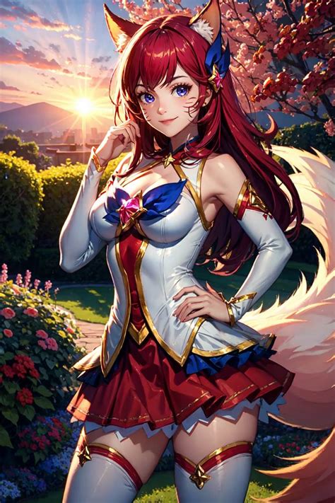 AhriHeropose 插画师Rusako的阿狸插画图片 BoBoPic