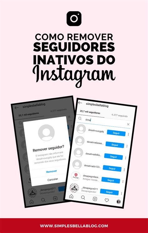 Como Remover Seguidores Inativos Do Instagram Passo A Passo