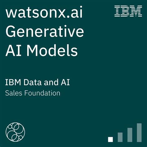 Watsonx Ai Generative Ai Models Sales Foundation Credly