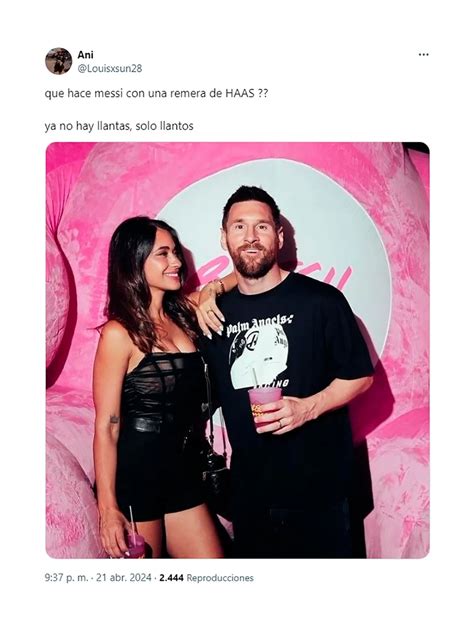 Messi Sorprendió Al Lucir La Remera De Una Escudería De La Fórmula 1 Y