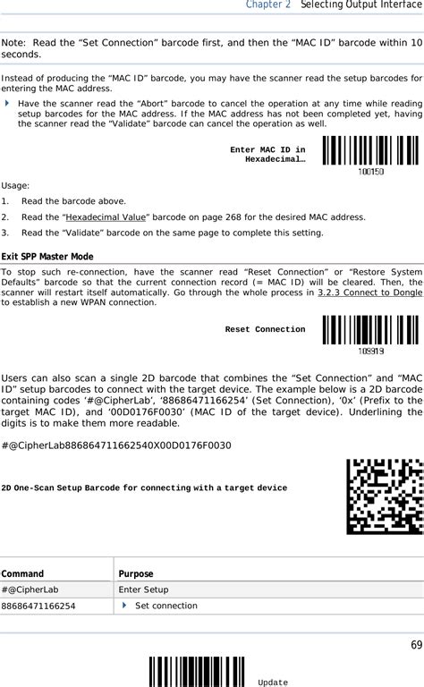 Cipherlab 1564a Bt Barcode Scanner User Manual