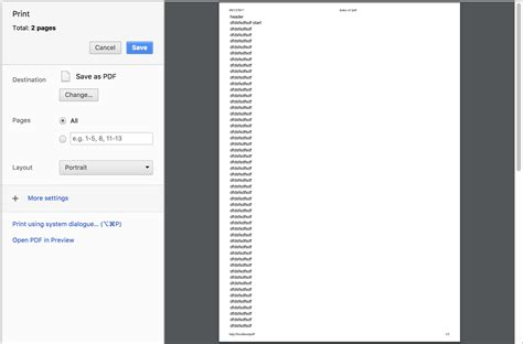 Css How To Print A Html Page With Header And Footer On All Pages Stack Overflow