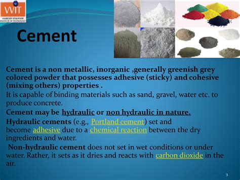 SOLUTION Ppt On Cement Studypool
