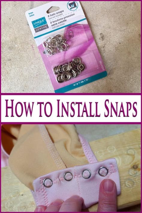 How To Install Snaps In Spandex Ring Snaps Solid Snaps Spandex Simplified