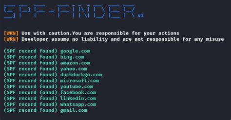 Github Prayanshparmarspf Finder Spf Finder Is Designed To Check For The Validation Of A