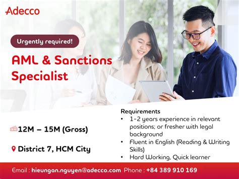 Ngan Nguyen Hieu On Linkedin Adecco Hcm Aml Amlcompliance Fresher