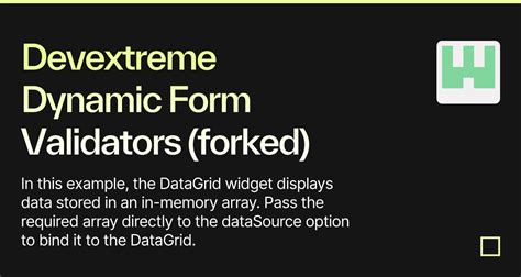 Devextreme Dynamic Form Validators Forked Codesandbox