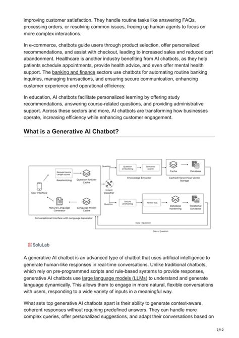 Top 10 Generative AI Chatbots In 2024 Pdf