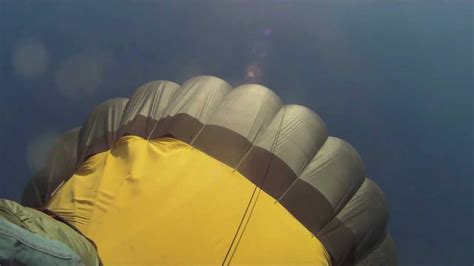 Hot Air Balloon Skydive Winter Youtube