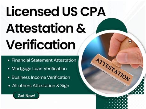 Cpa Attestation Cpa Sign And Audit Financial Statement By Licensed Us