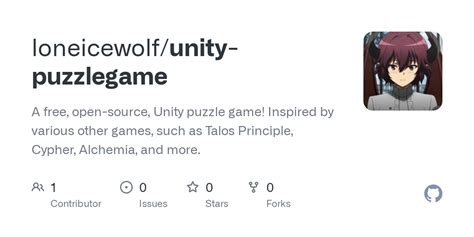 Github Loneicewolfunity Puzzlegame A Free Open Source Unity