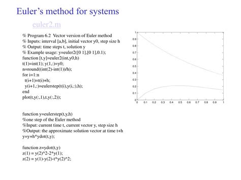 Ppt Lecture 29 Numerical Integration Of Ordinary Differential Equations Powerpoint