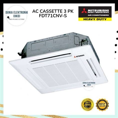 Promo Ac Mitsubishi Heavy Duty Cassette 3 Pk Fdt71cnv S Mitsubishi