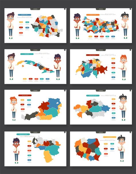 Map Powerpoint Infographic Presentation Templates Incl Map And Infographic Envato