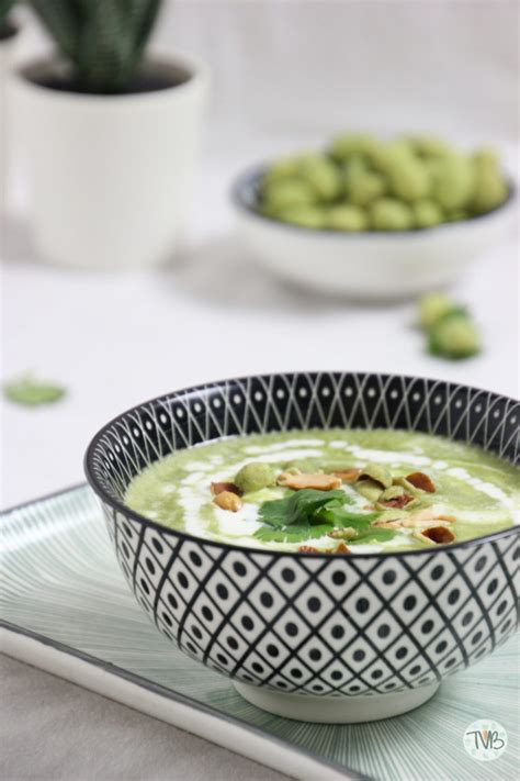 Erbsen Wasabi Creme Suppe Vegan Tschaakii S Veggie Blog Vegan Veggie Vegetarisch Wasabi