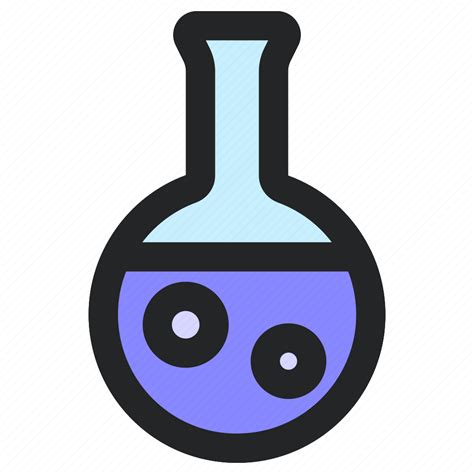 Science Test Tube Flask Liquid Chemical Testing Icon Download