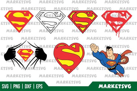 Superman Bundle Svg Superhero Svg Superman Sign Svg Superman Logo The