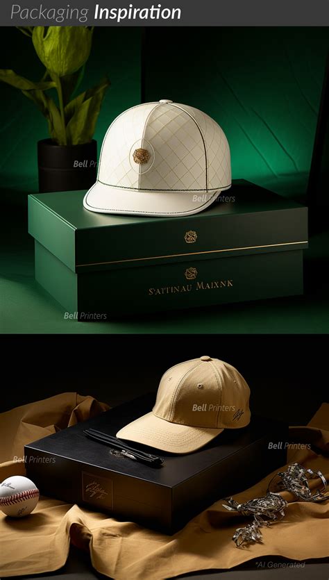 Luxury Base Ball Hat Packaging Boxes Bell Printers
