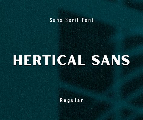 Hertical Sans Font Graphic Guru