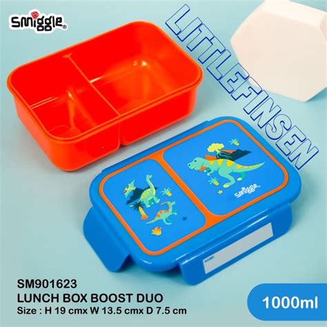 Jual Tempat Makan SMIGGLE Teeny Tiny Square Lunchbox Sekat 2 Locked