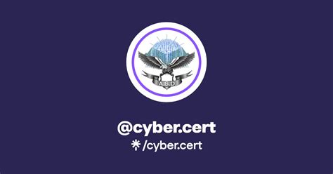 Cyber Cert Twitter Instagram Linktree