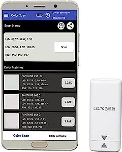 Digital Hand Held Colorimeter Color Difference Analyzer For Paint