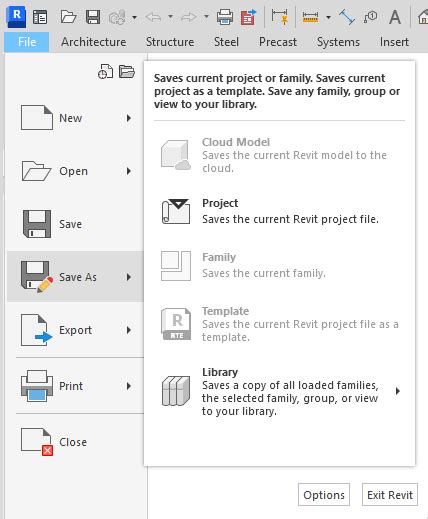 Collaborate In The Cloud Is Grayed Out When Saving A Model To Autodesk Docs From Revit