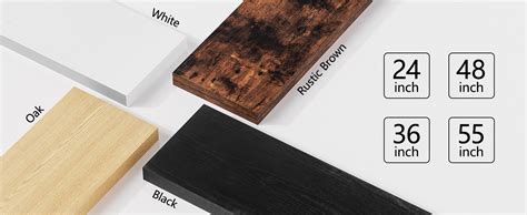 Heimlove 12 Inch Deep Floating Shelves 55 X 12 Inch Extra