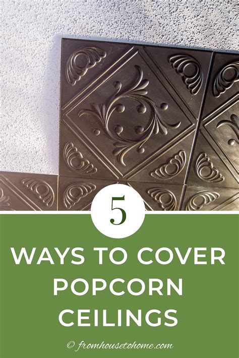 How To Cover A Popcorn Ceiling Without Removing It