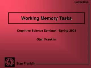 PPT - Working Memory PowerPoint Presentation, free download - ID:6077212