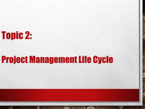 Project Management Process Chart Explanationpptx