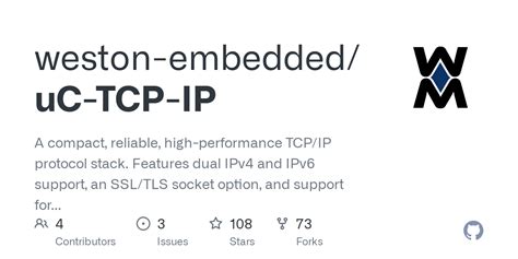 GitHub Weston Embedded UC TCP IP A Compact Reliable High Performance TCP IP Protocol Stack