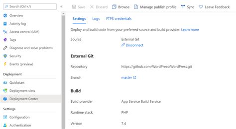 Deploying Wordpress On An Azure Web App Bitscry Blog