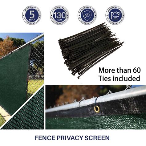 Amagabeli Fence Privacy Screen 6x50 For Chain Link Fence Fabric