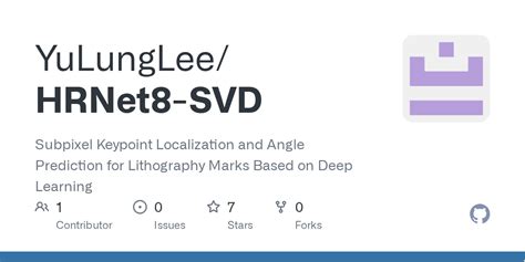 Github Yulungleehrnet8 Svd Subpixel Keypoint Localization And Angle Prediction For