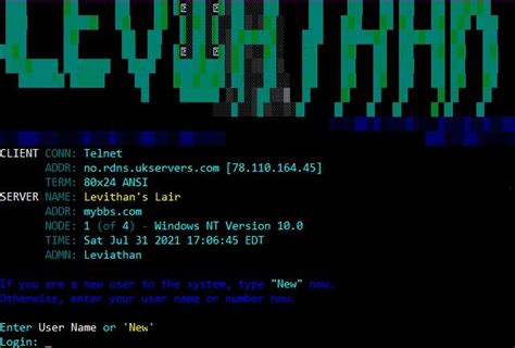 Synchronet Telnet BBS Guide